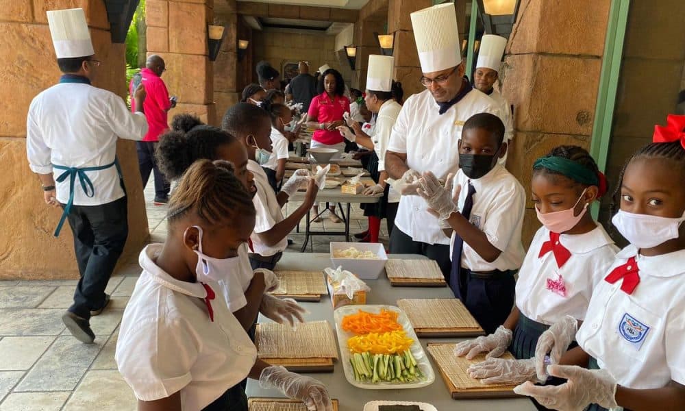 Uriah McPhee Students Cook With Top Chefs At Atlantis - Our News