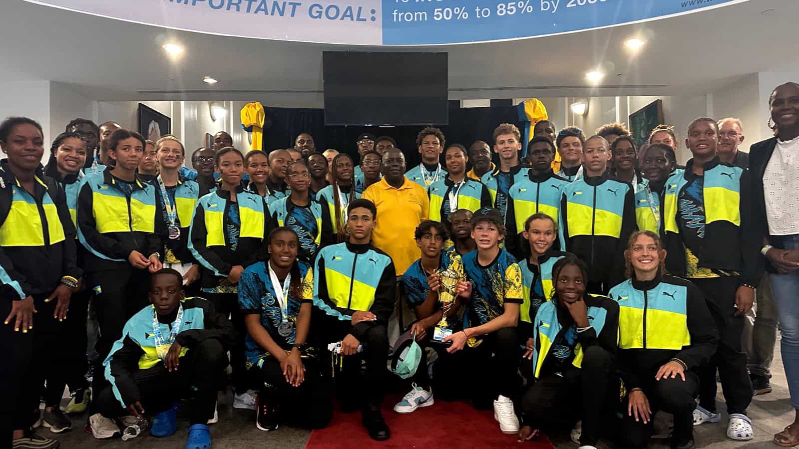 Swimmers Return Home, Hit the Track and Get Warm Reception - Our News