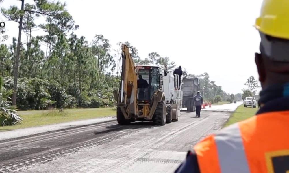 Work In Progress: Road Paving to Prevent Flooding on Coral Harbour Road ...