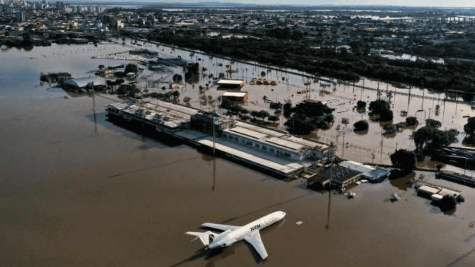 Submerged Plane, Runways Flooded At Brazil Airport - Our News