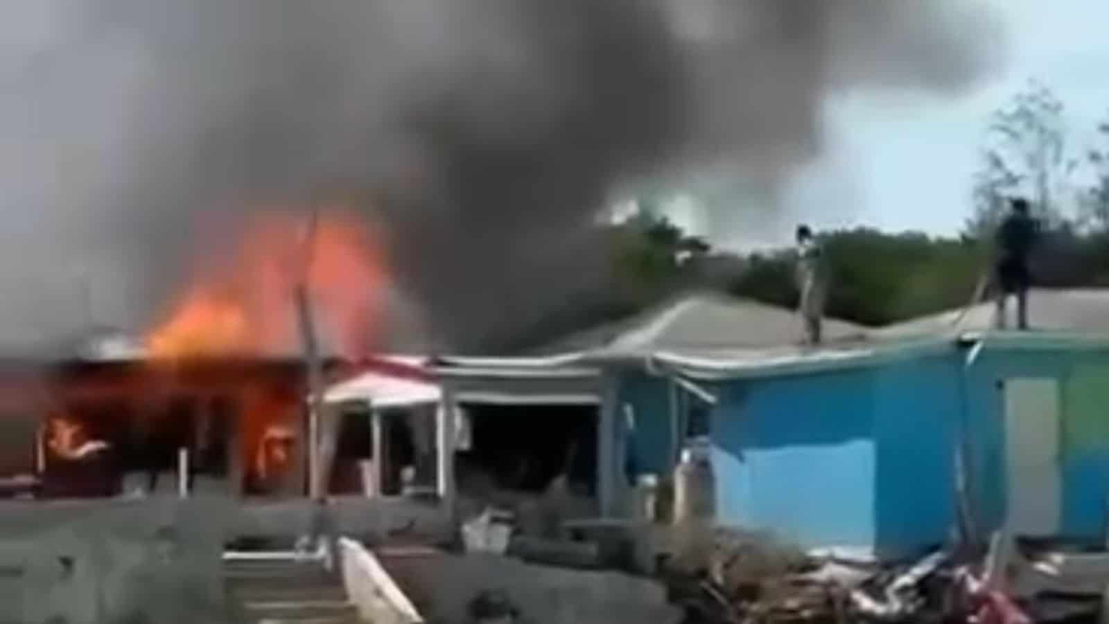 Blaze Destroys Several Stalls At Exuma's Fish Fry - Our News