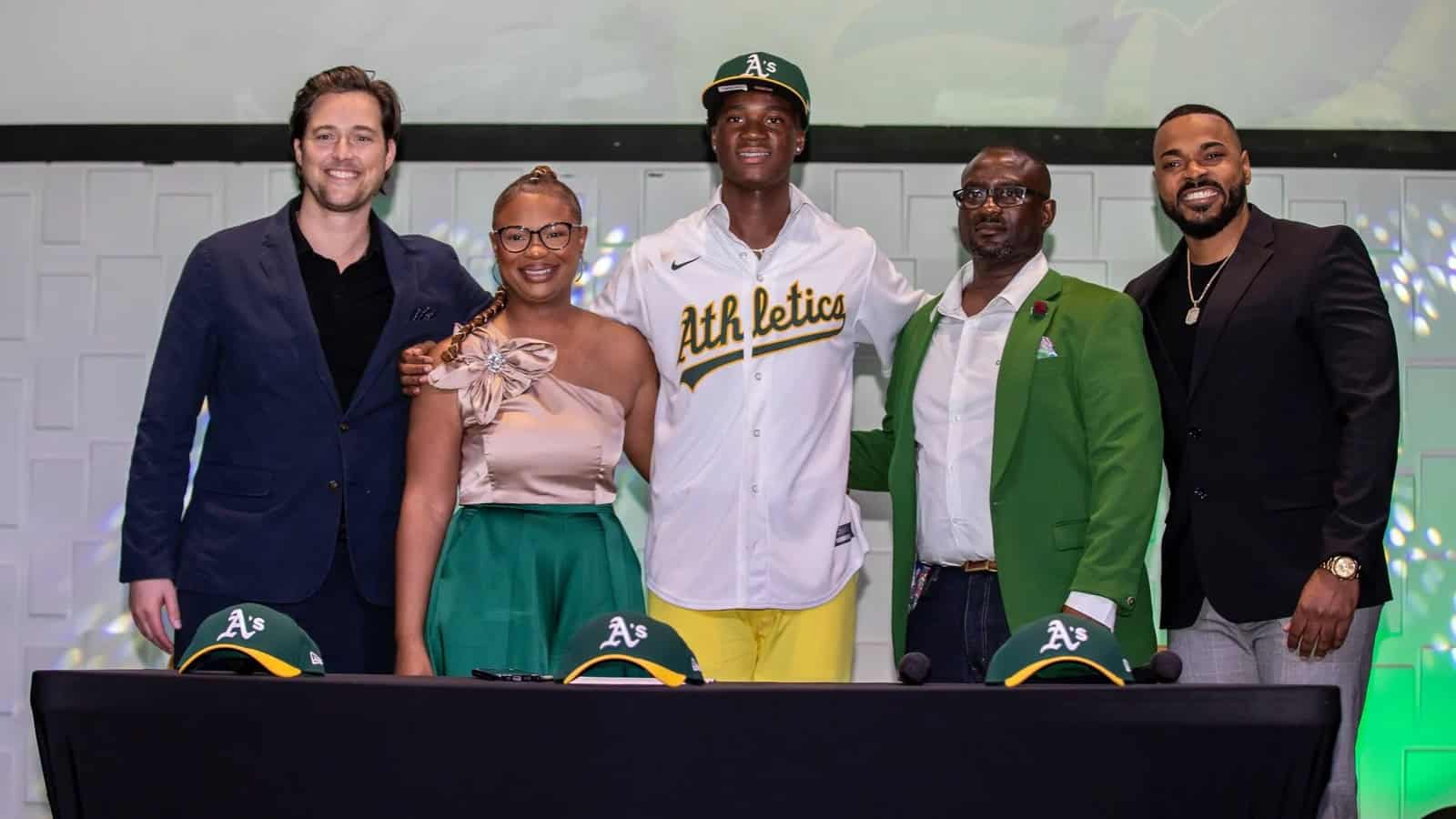Ayden Johnson Signs With Athletics - Our News