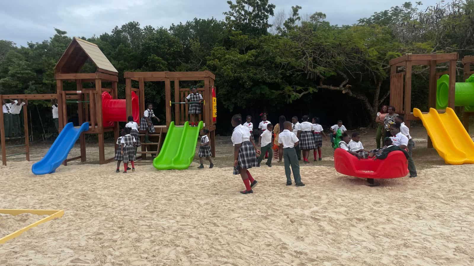 Wemyss Bight Primary: "This is Our First Ever Playground" - Our News