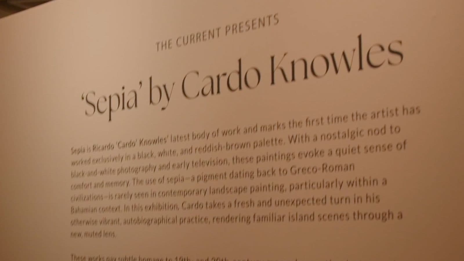 Ricardo Knowles Unveils New Collection at the Current - Our News